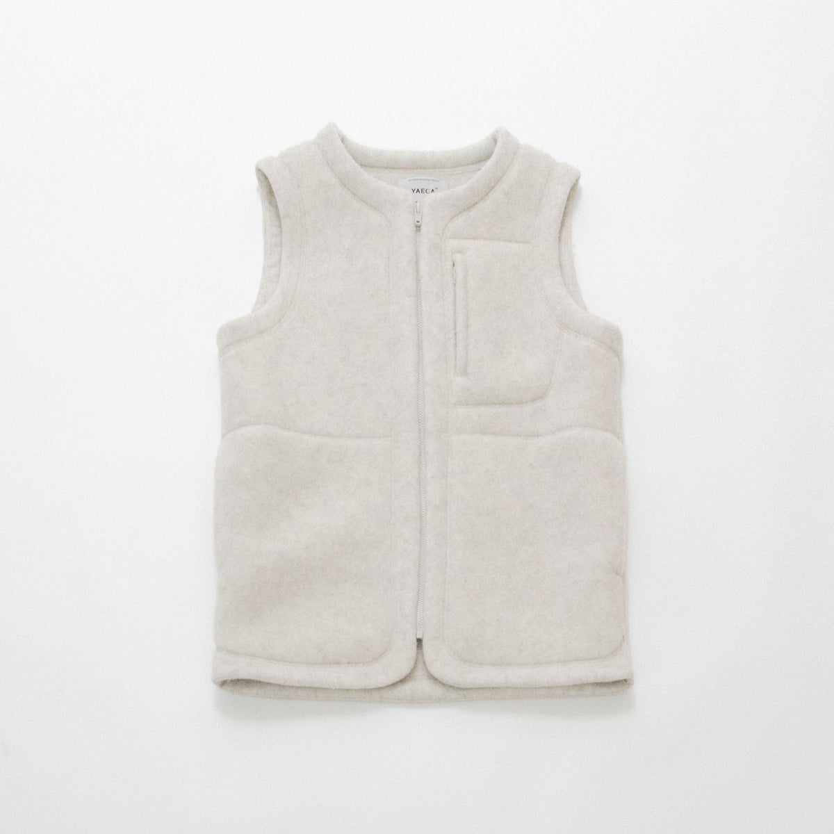 Natural Wool Fleece Liner Vest – YAECAYA